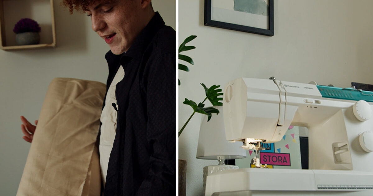 Aidrian önskade sig en symaskin | Min Stora Dag